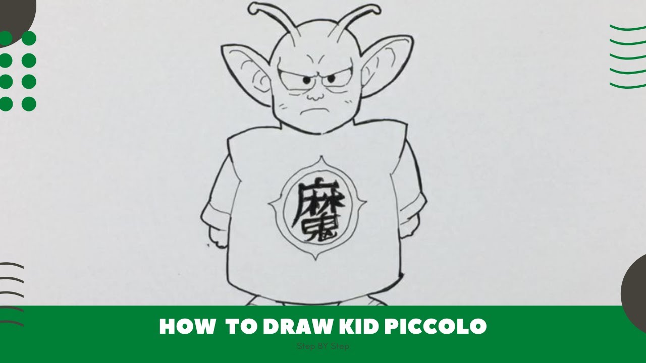 How to Draw Kid Piccolo Easy | Dragon Ball - YouTube