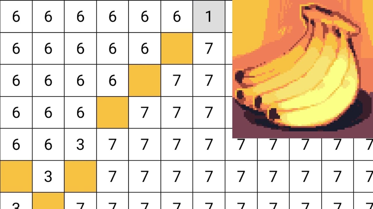 Color by Number - Bananas | Coloring for Kids - YouTube