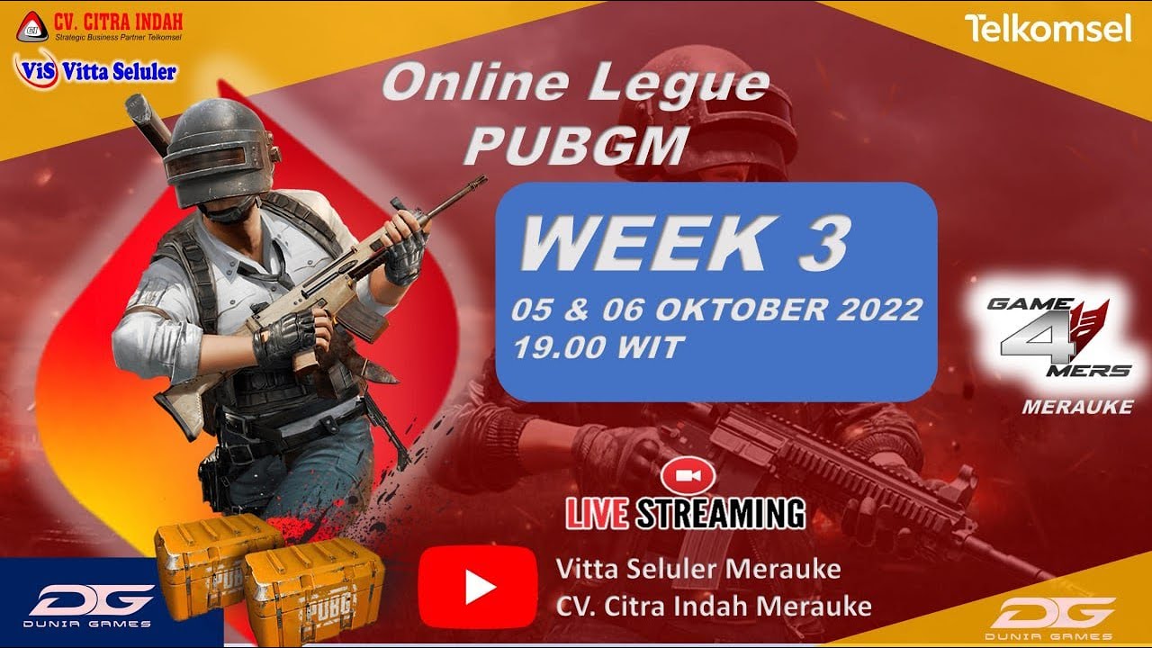 WEEK 3 | DAY 1 | PUBGM LEAGUE GAME4MERS MERAUKE - YouTube