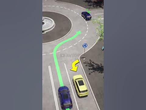 🙋‍♀️Въезд на круговое движение 🔄 #пдд #авто #билетыпдд #автошкола - YouTube