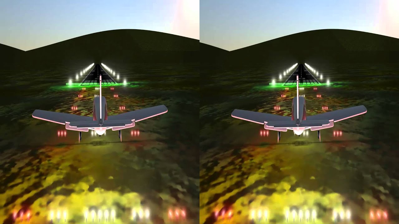 Piper ILS Approach Animation - 3D - YouTube