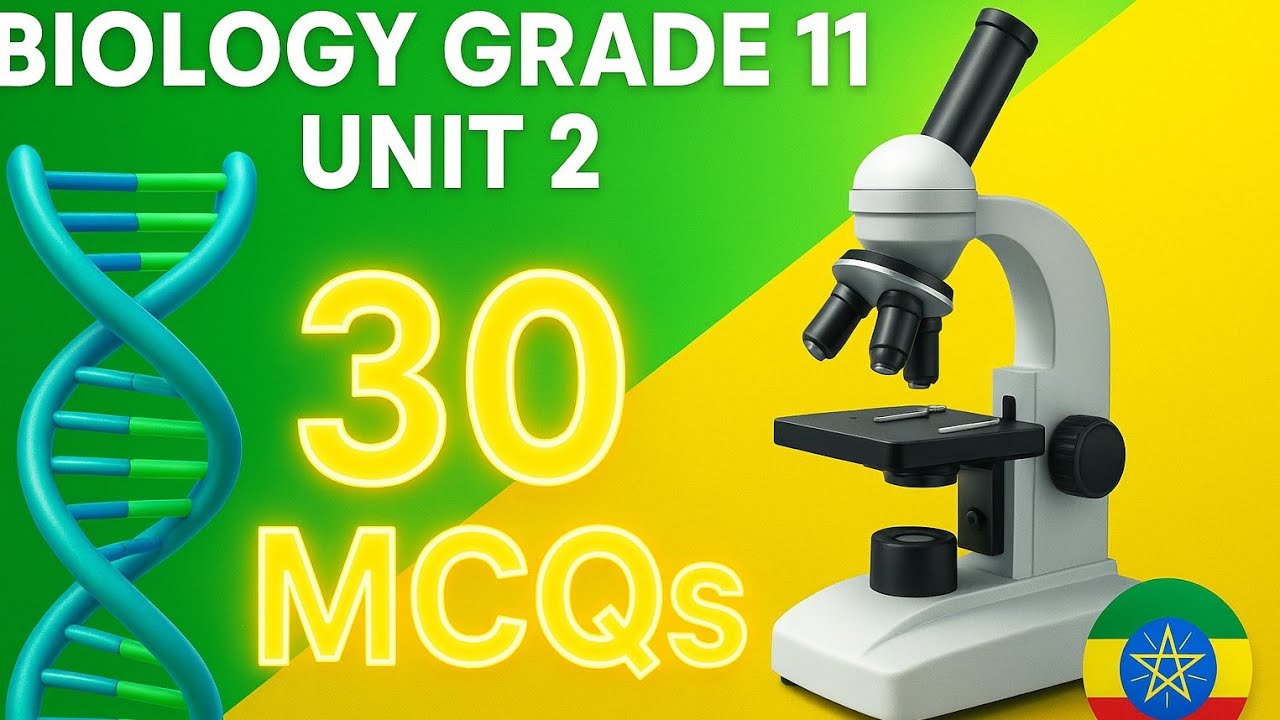 Biology Grade 11 Unit 2 – 30 MCQs on Characteristics of Animals # ...
