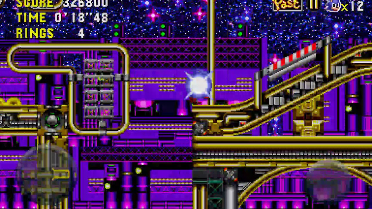 Sonic CD ep 7 (stardust speedway zone (good future) no times stones 😨 ...