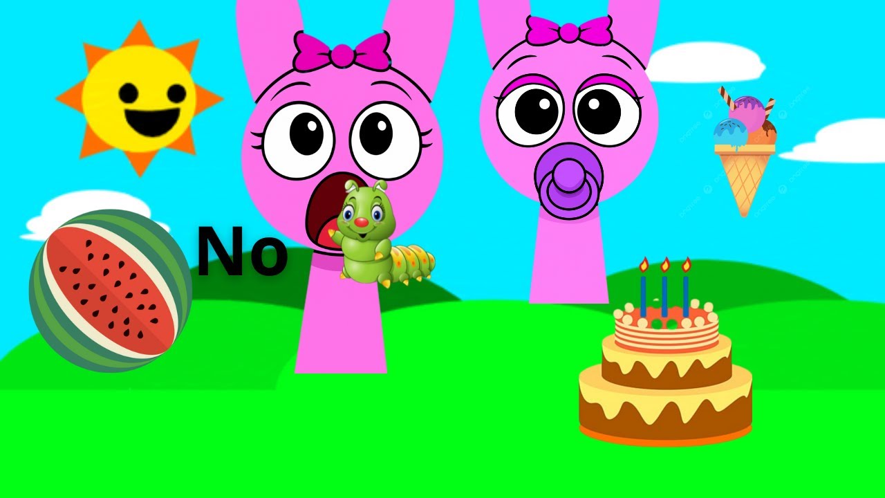 Yuck! A Caterpillar?! Sprunkies Try Tasty & Yucky Food - YouTube