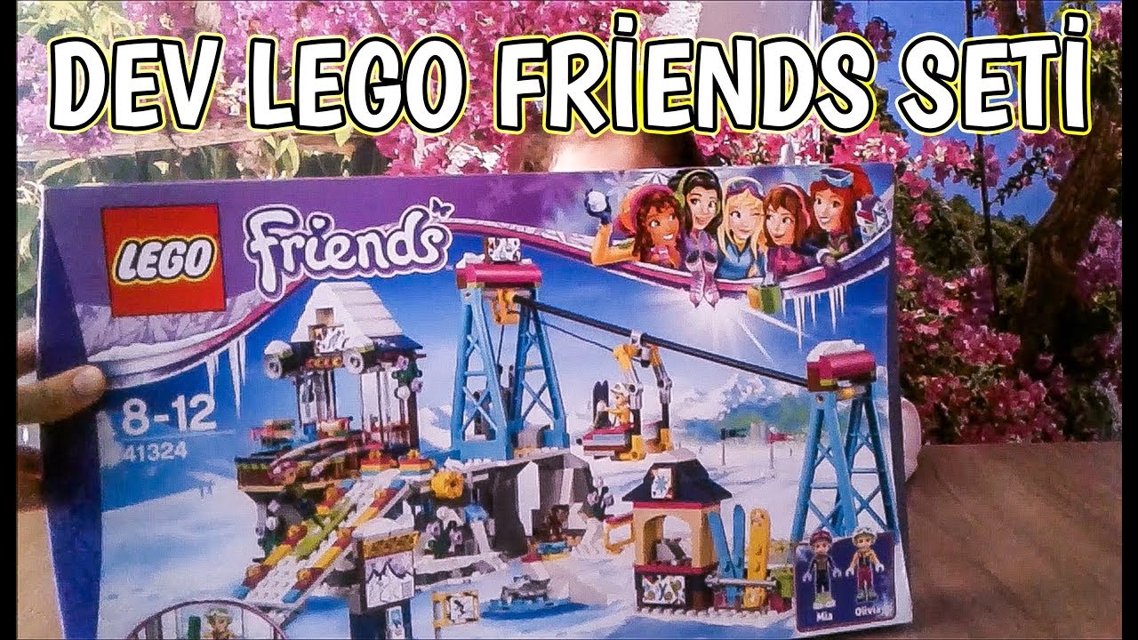 DEV lego friends kayak tesisi teleferiği seti açtık Eğlenceli Çocuk ...
