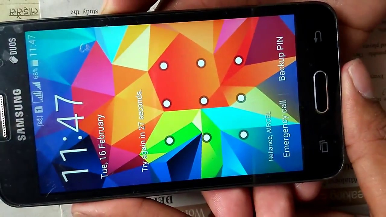 How To Unlock Or Break Pattern Lock in Android - YouTube