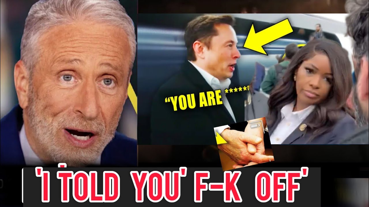 Jon Stewart SHOCKED after Ghetto Democrat Rep told Elon to “F-ck Off ...