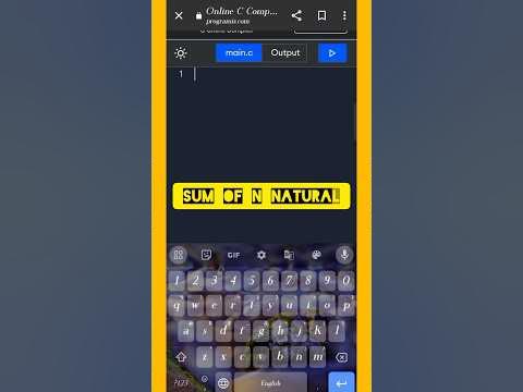 Sum of n natural number in C programming #software #coding #codemasters #viral #trending #code # ...