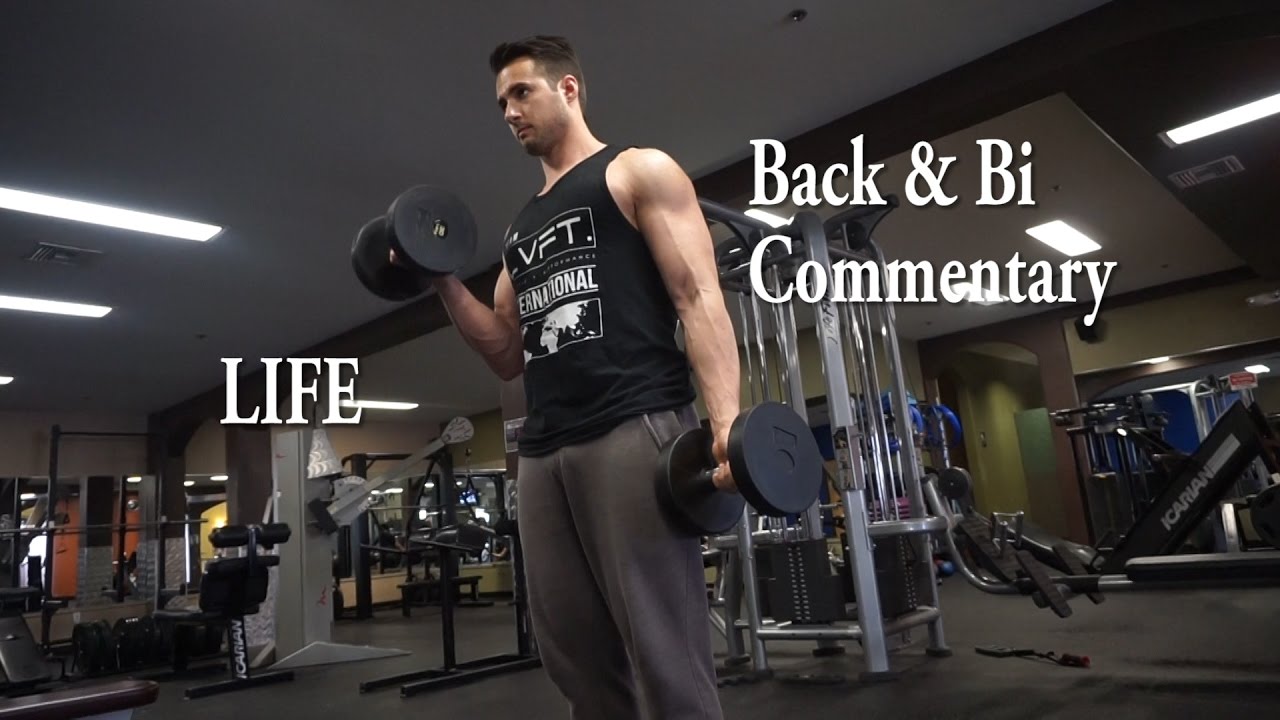 Life Vlog Full Back And Bicep Workout Youtube
