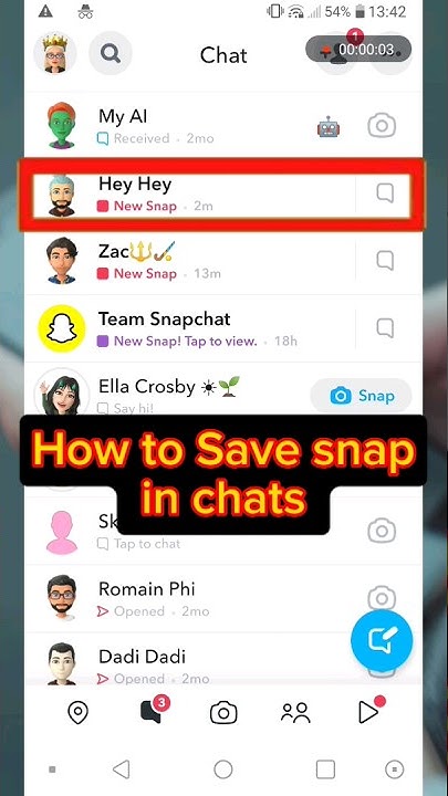 How to save any Snap in Chat 2025 | save snap in chat #snapchat #howto - YouTube