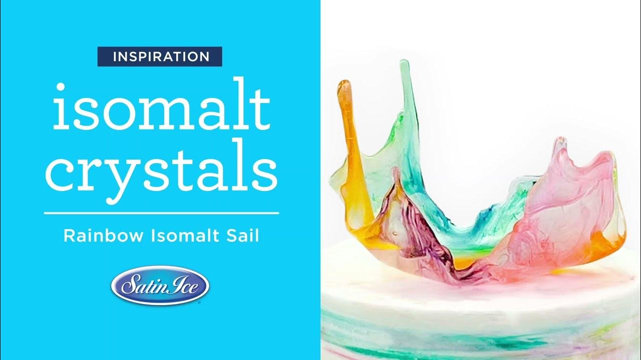 How to Make: Isomalt Rainbow Sail - YouTube