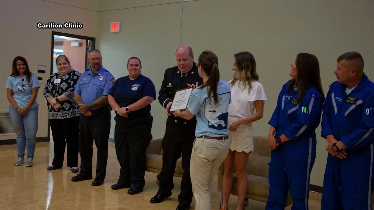 Bedford County Fire and Rescue honored by Carilion's Life-Guard - YouTube