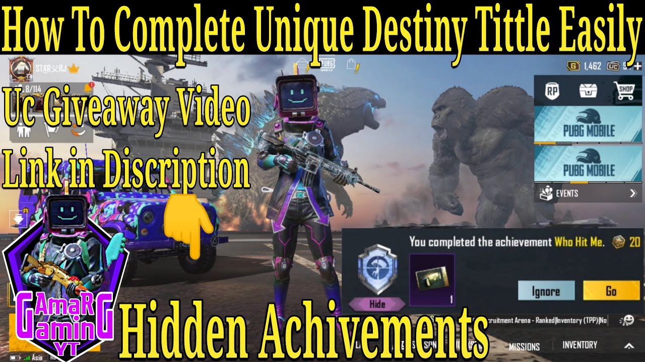 How to get Unique destiny Tittle Easily with hidden Achivements - YouTube