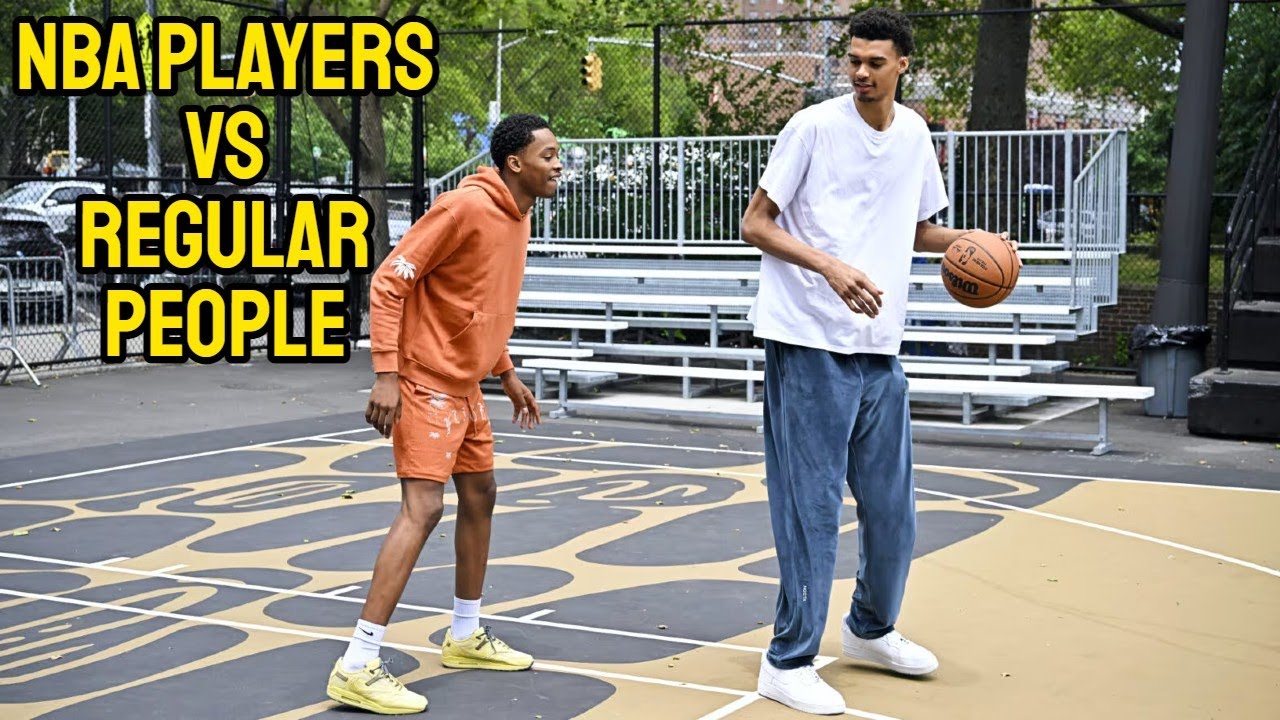 NBA Stars vs Regular People 1v1 compilation - YouTube