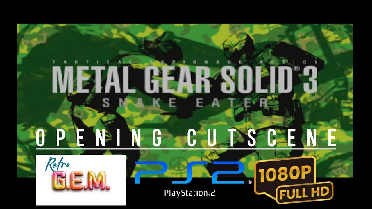 PixelFX RetroGEM HDMI Mod - Fat PS2 - Metal Gear Solid 3 Snake Eater ...