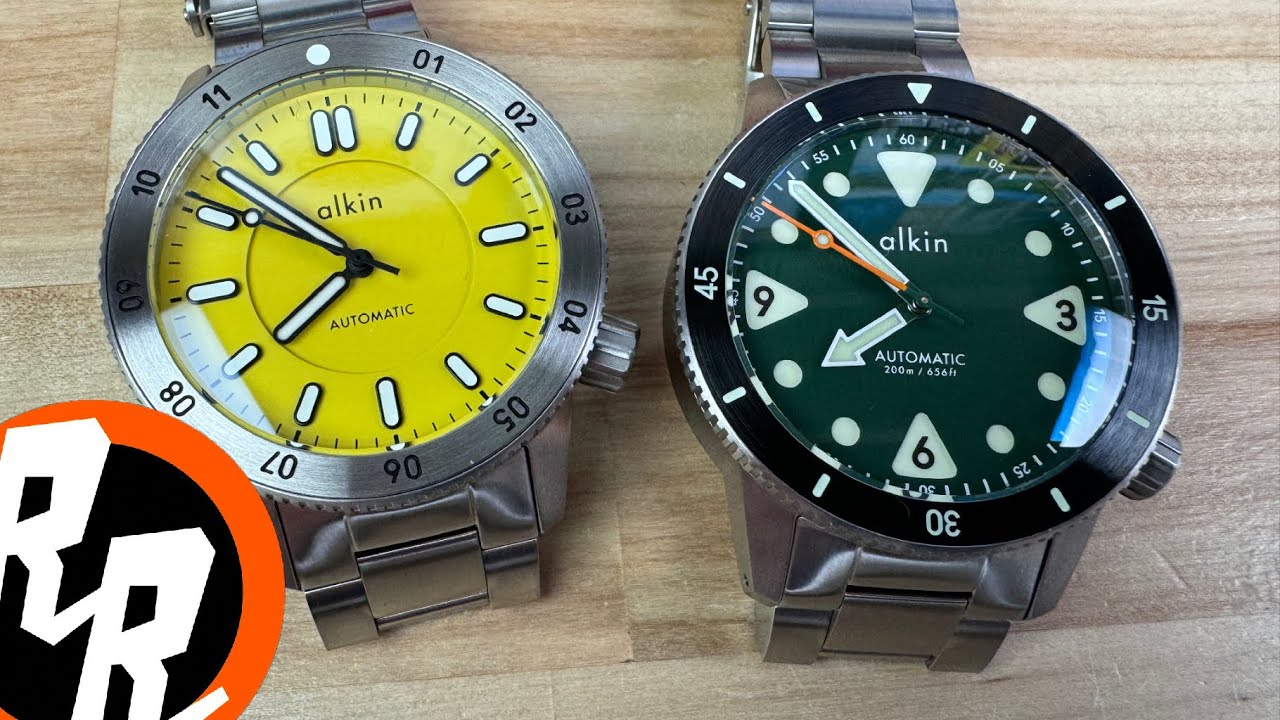 Alkin Model Three Dual Time & Diver - YouTube