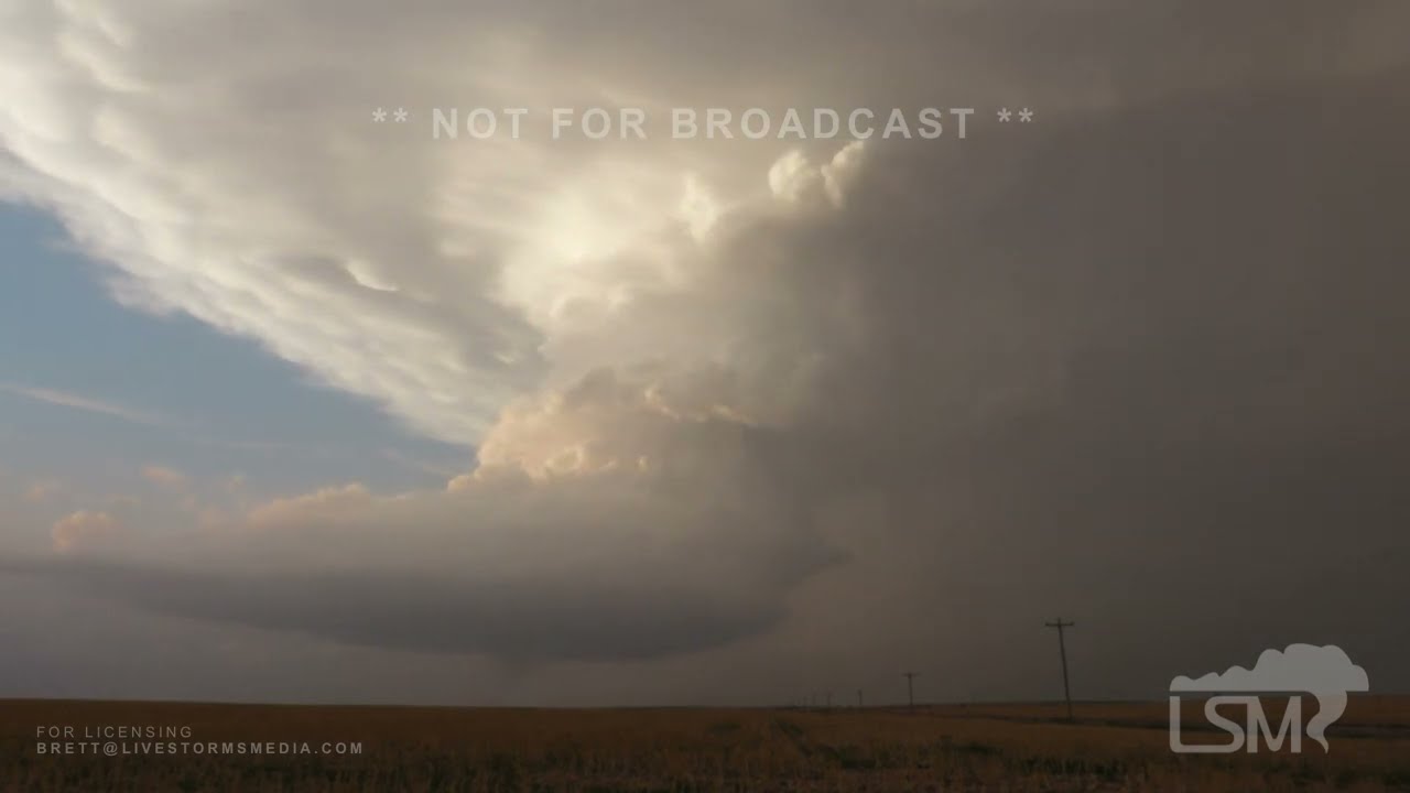 05-21-2022 Rozel, Kansas- Stunning Supercell at Sunset! - YouTube