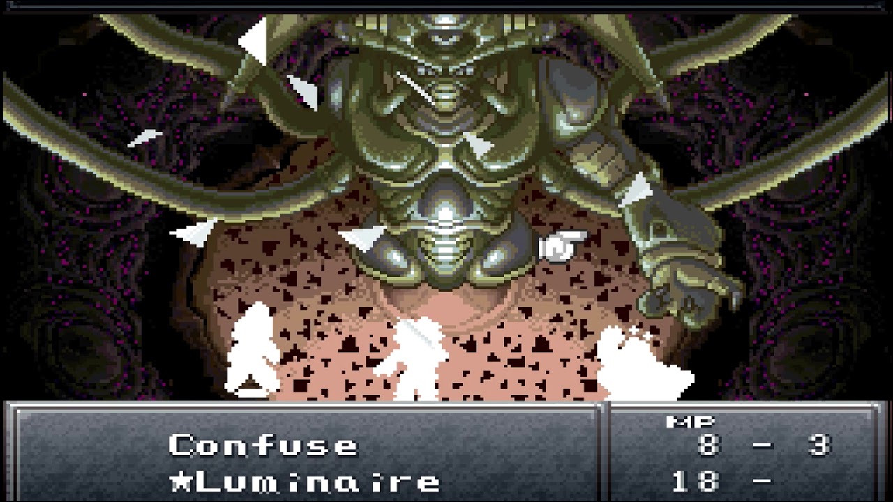 Chrono Trigger Low Level Run - Lavos (Second Form) - YouTube