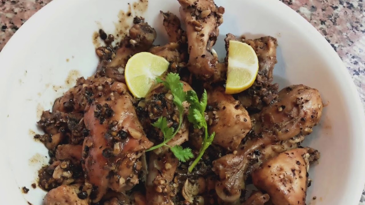 Low Calorie & Easy to Cook | Black Pepper / Kali Mirch Chicken - YouTube