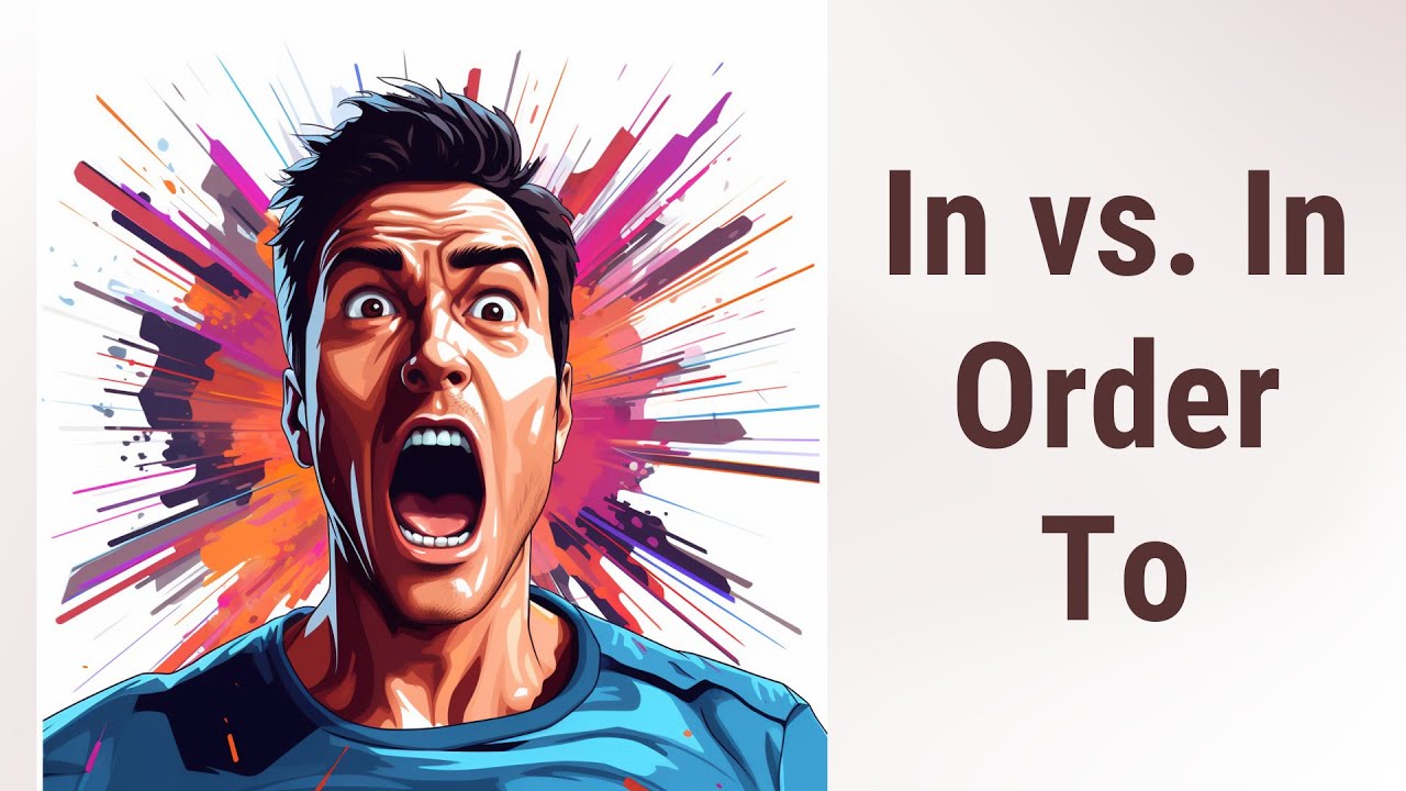 Unlocking English: In vs. In order to - YouTube