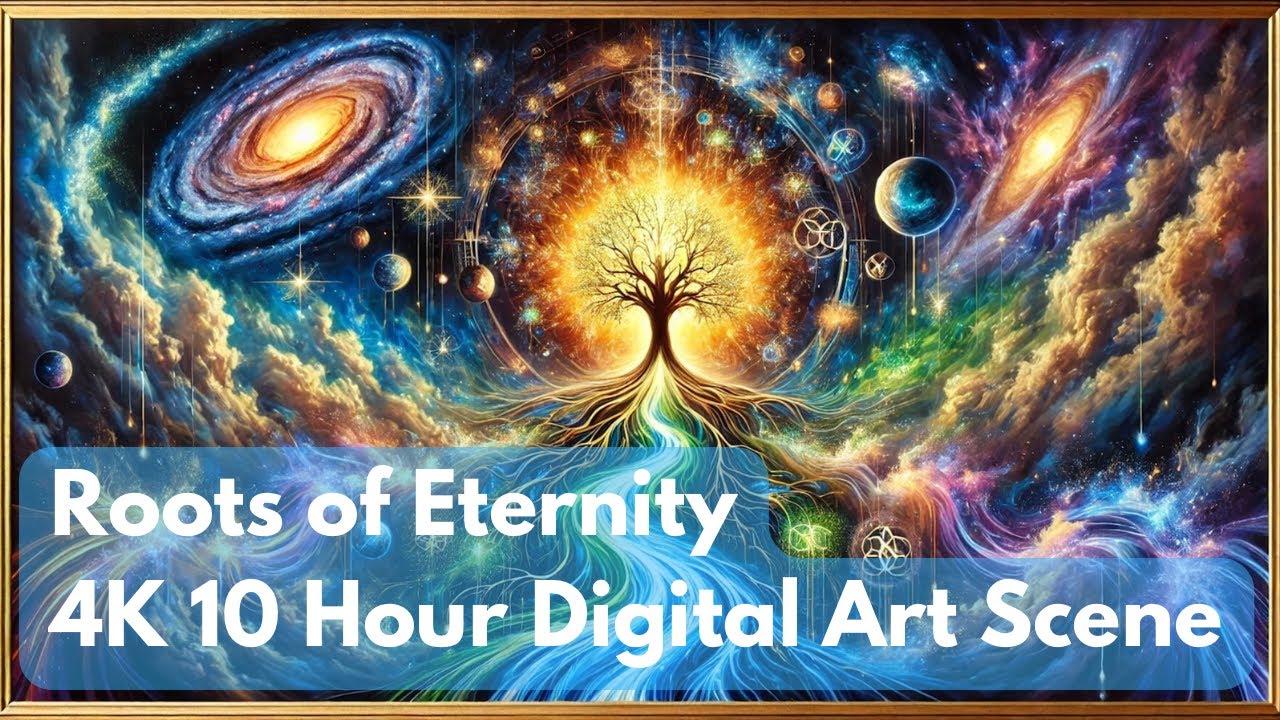 Roots of Eternity: Eternity 10 Hour 4K Digital Art Loop - YouTube