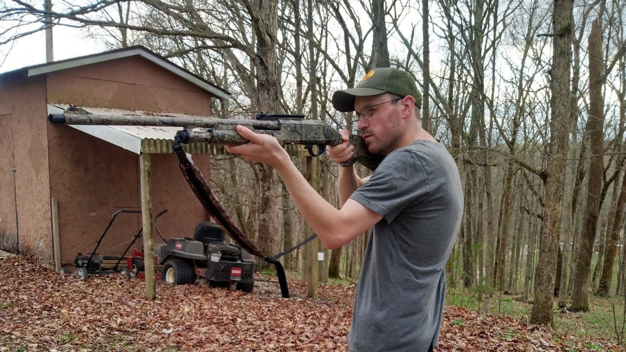 Shooting my New Turkey Gun- Hatsan Escort 12 Gauge Turkey - YouTube