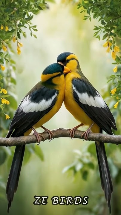 Lovebirds Dance Softly, Romantic Love Blooms Quietly - YouTube