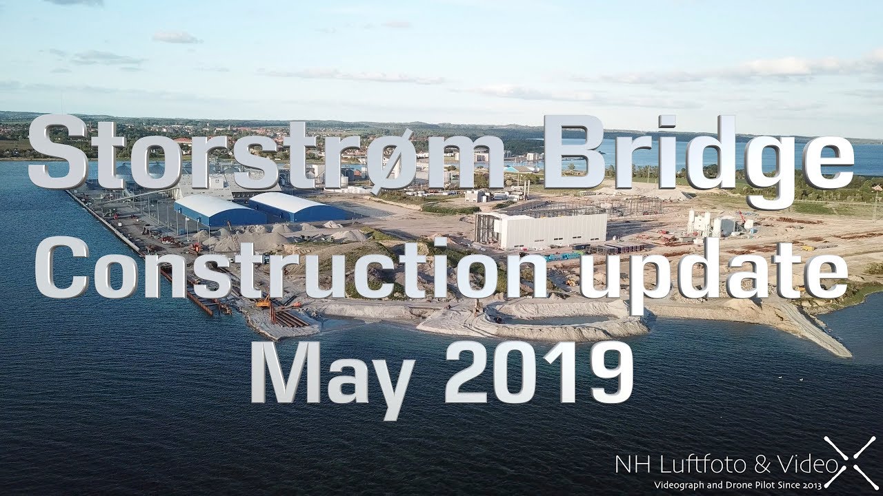 Storstrøm Bridge Construction update 5 May 2019 - YouTube