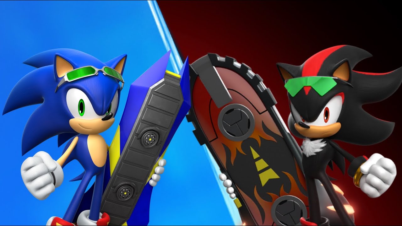 Sonic Forces Speed Battle: Extreme Gear Sonic & Shadow Gameplay - YouTube