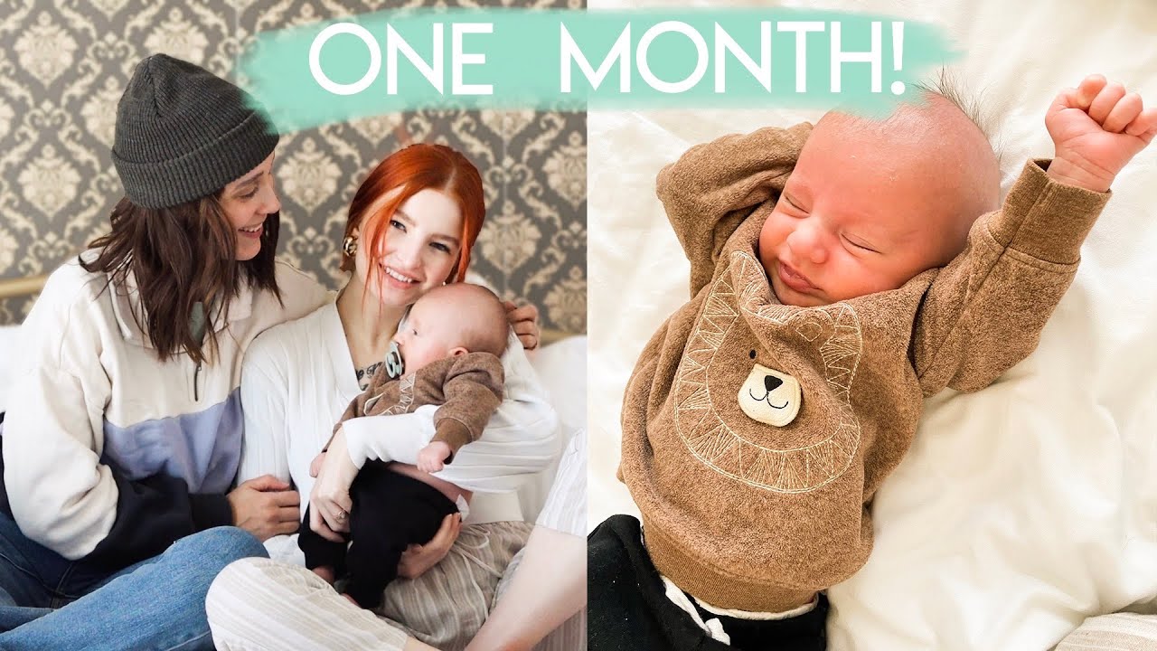 ONE MONTH BABY UPDATE - YouTube