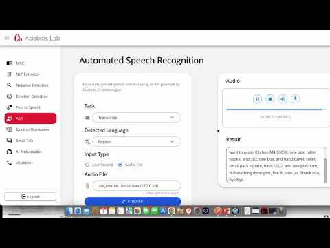 automated speech recognition - YouTube