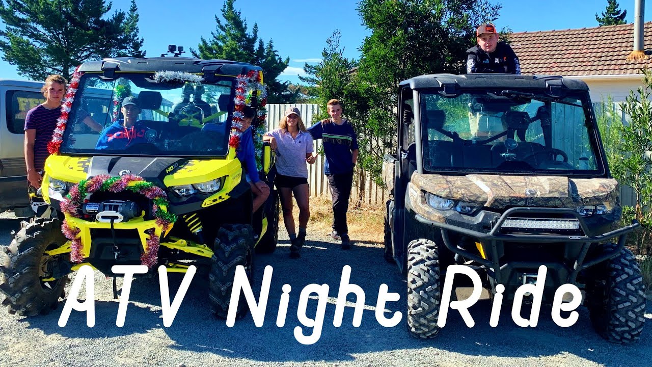 Canterbury ATV Night Ride - YouTube
