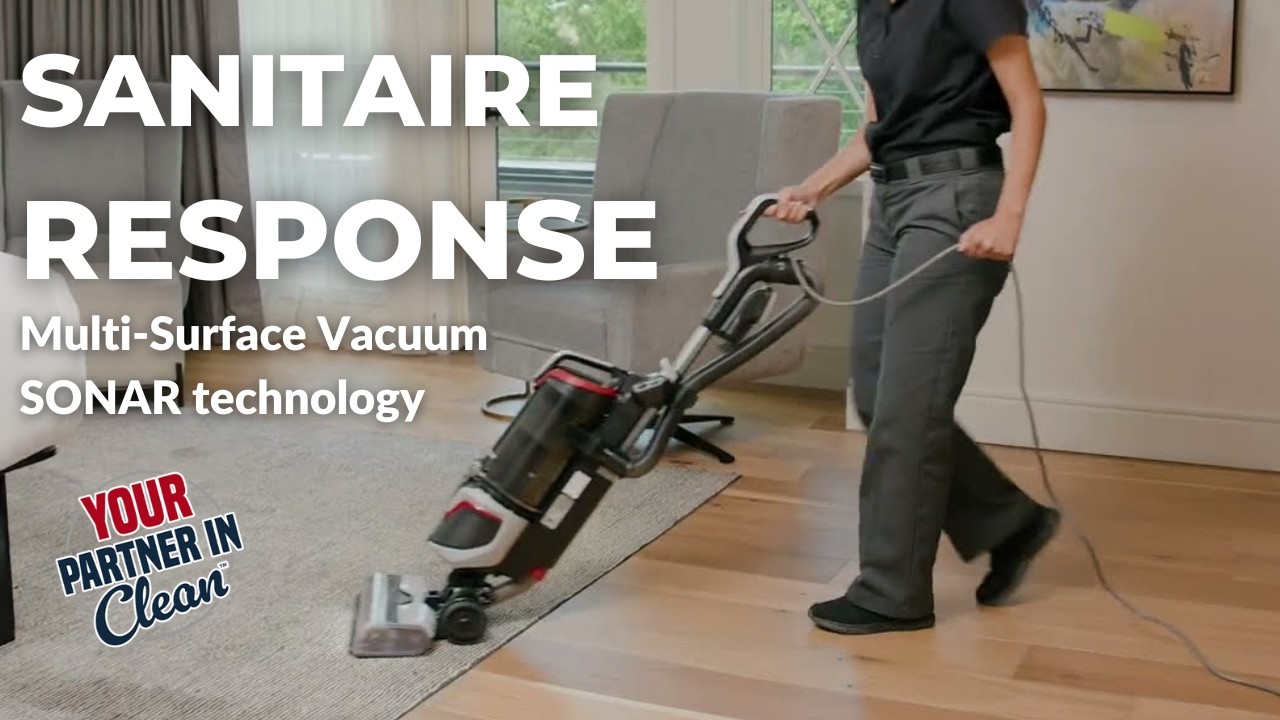 Sanitaire Response Multi-Surface Vacuum – Smarter Cleaning Power - YouTube