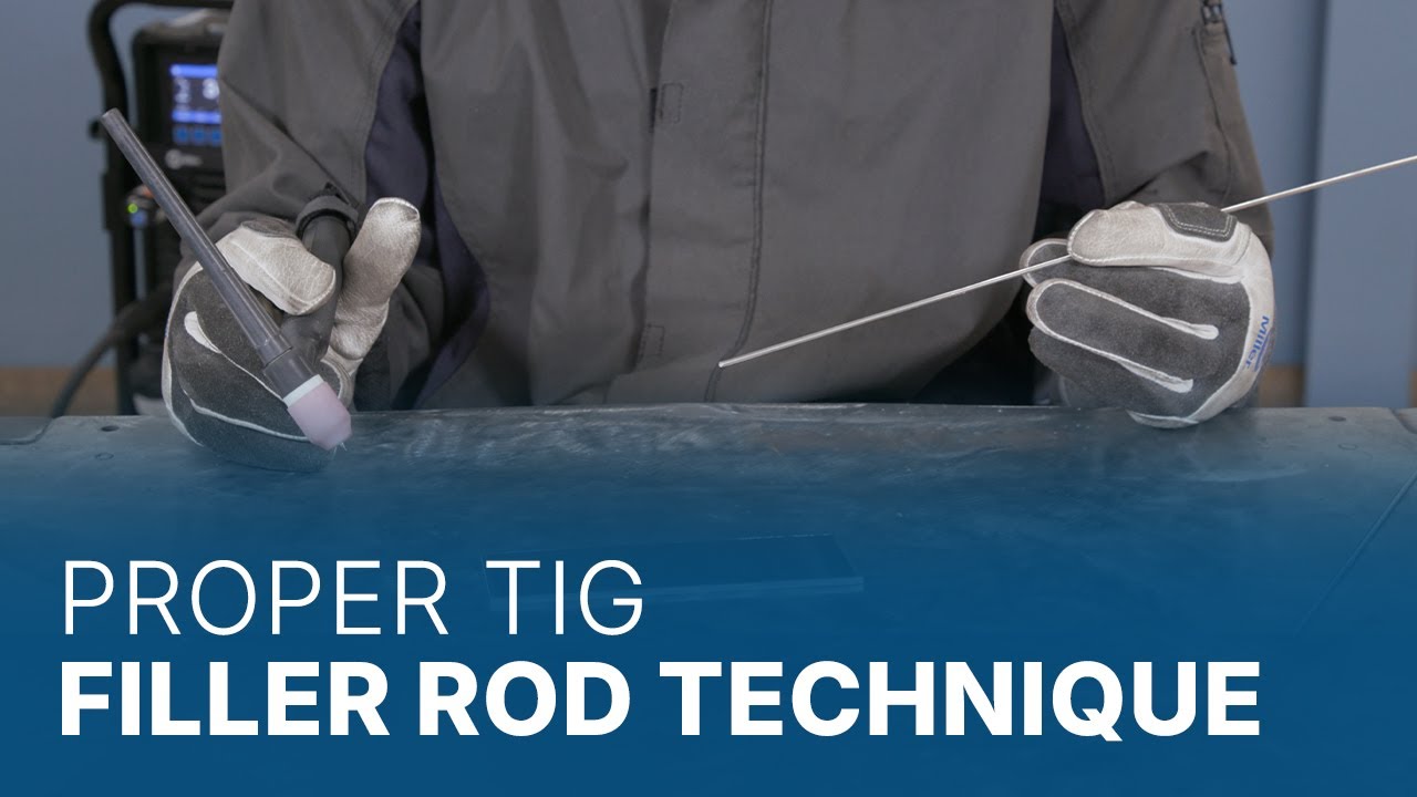 Proper Filler Rod Technique for TIG Welding - YouTube