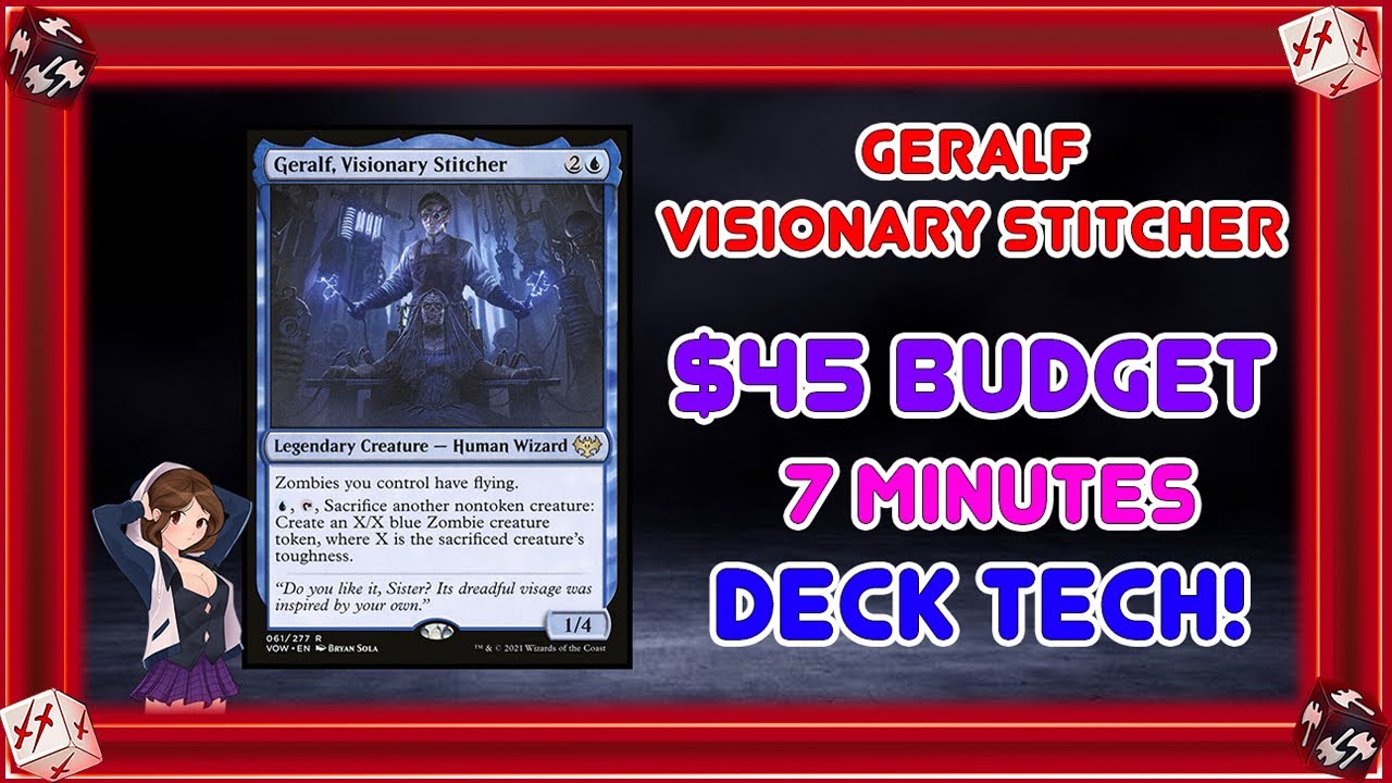 Geralf, Visionary Stitcher | Deck Tech | Mono-Blue Wizard | Beefy Boys ...