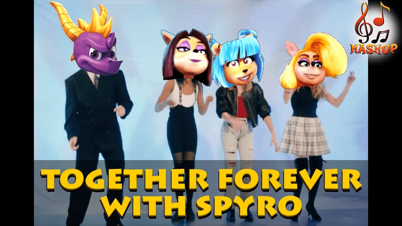"TOGETHER FOREVER WITH SPYRO" SPYRO 3 X RICK ASTLEY (MASHUP) - YouTube