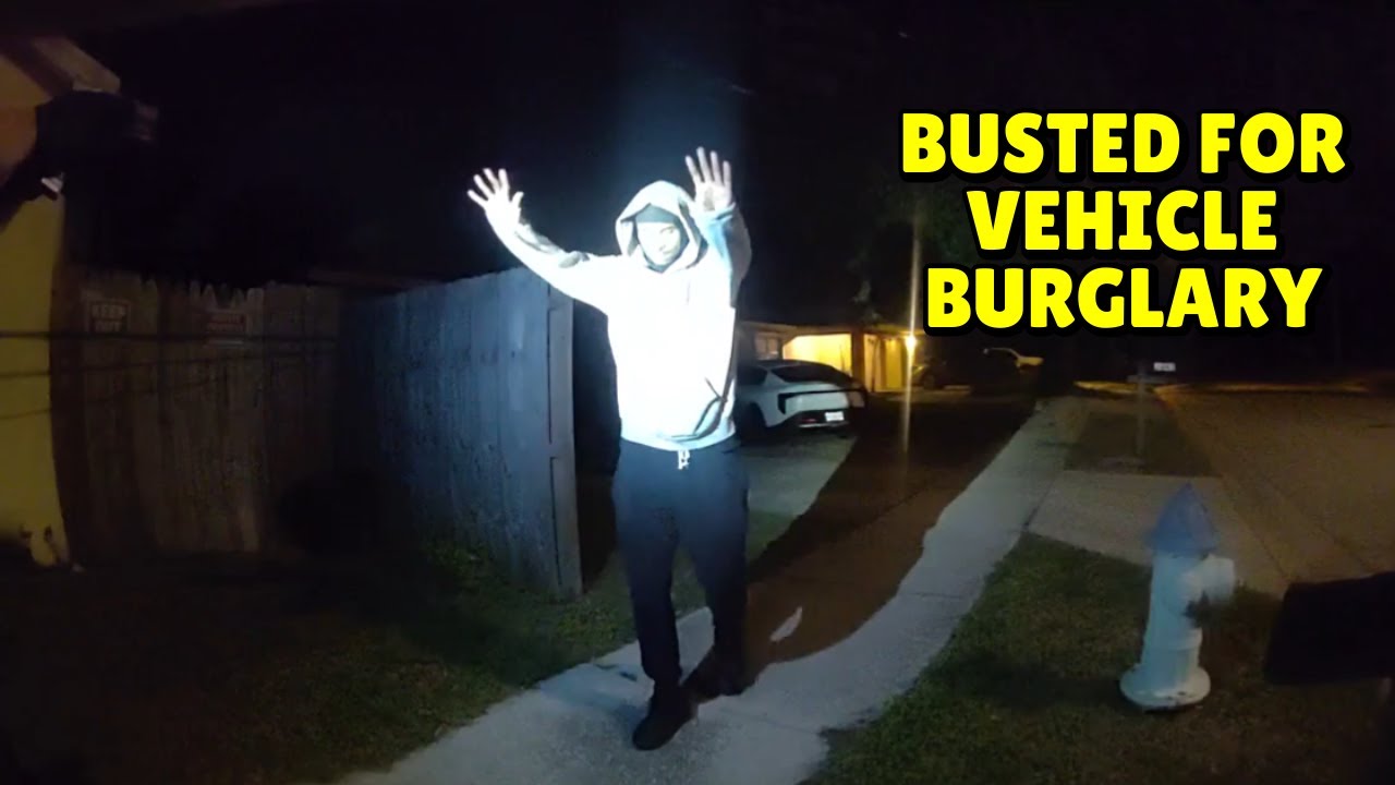 Busted for Breaking into Cars at 3AM - Sarasota, Florida - April 29 ...