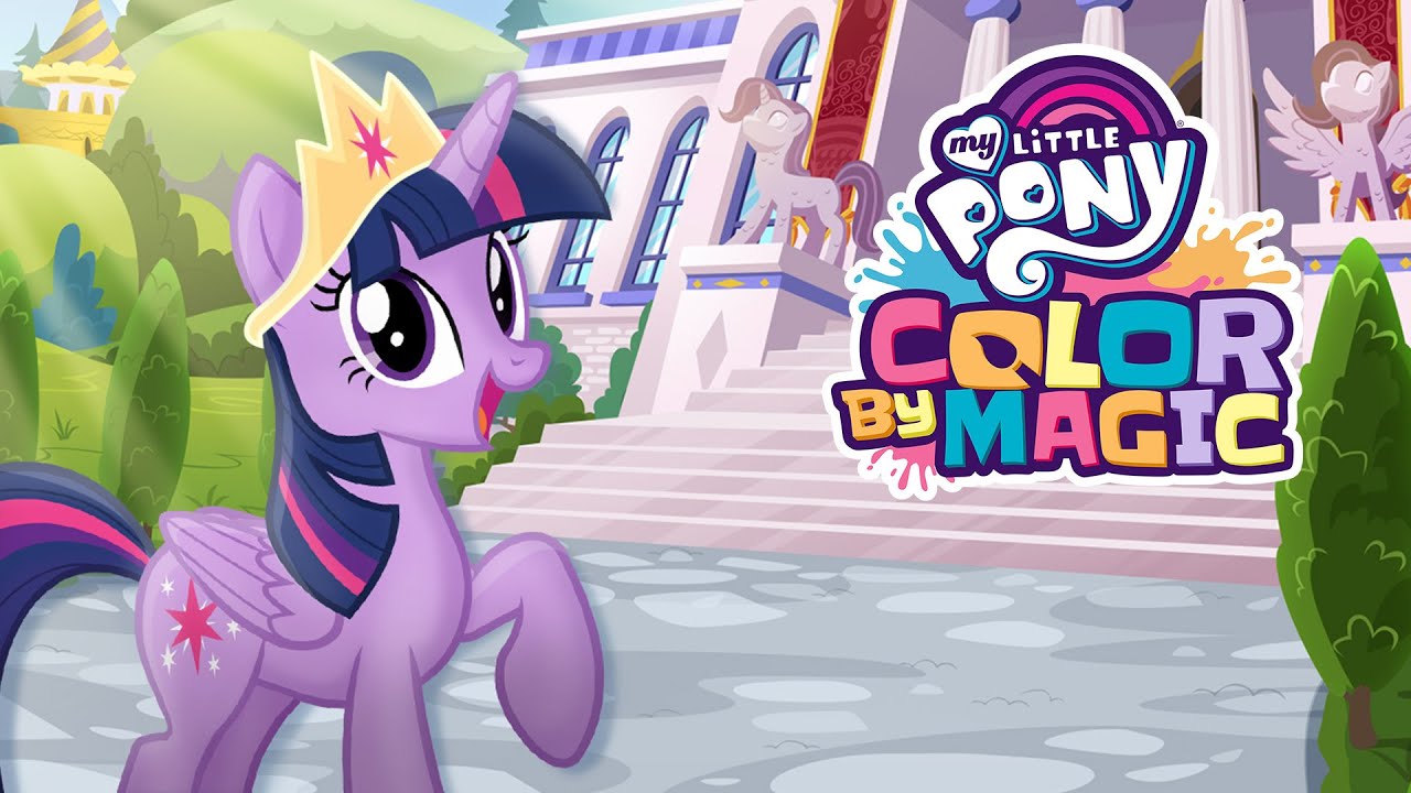 Budge Splash Screen | My Little Pony: Color By Magic Music - YouTube