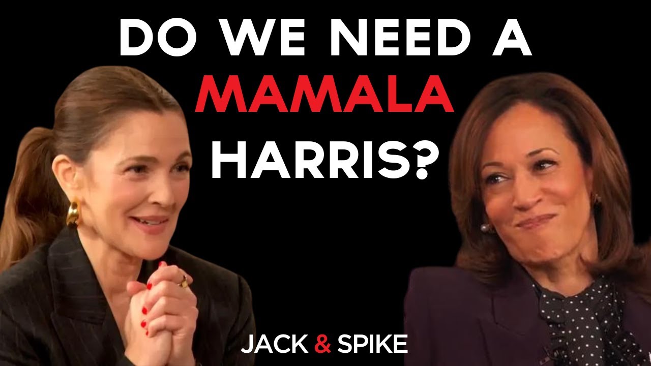 Cringe! Drew Barrymore Calls Kamala Harris 'Mamala' - YouTube