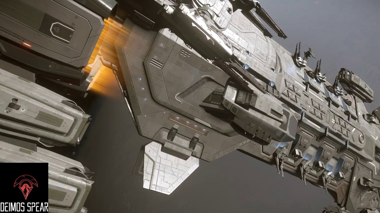 Star Citizen: Fighting a Javelin - YouTube