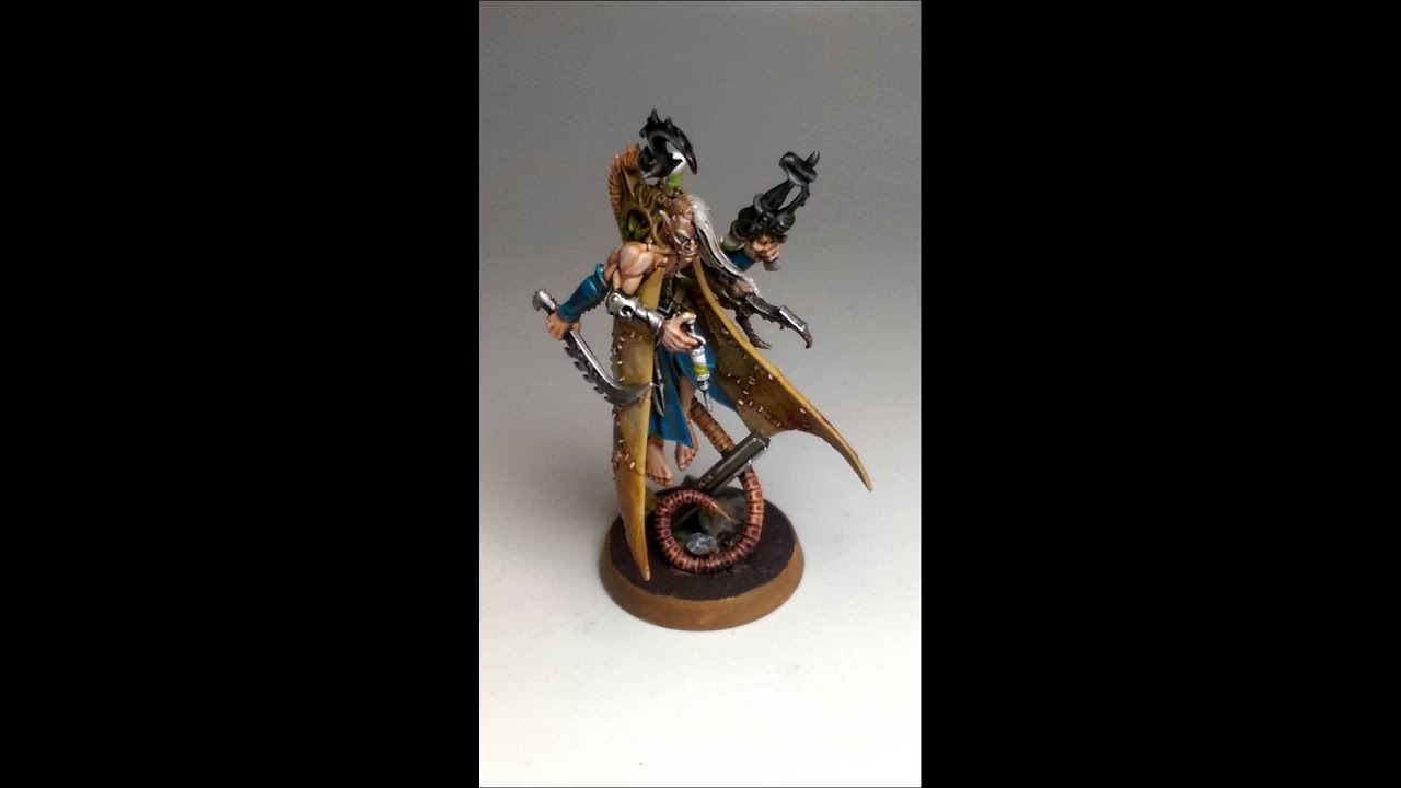 Warhammer 40k Dark Eldar Haemonculus - Painted by - YouTube