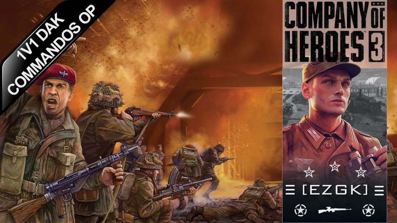 COH 3 FR : "J'essaie de jouer les forces combinées! Ces commandos Brit ...