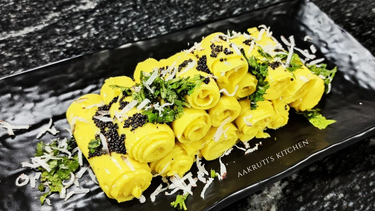 Gujarati Khandvi | Surali chi Vadi | How to make khandvi | Gujarati ...