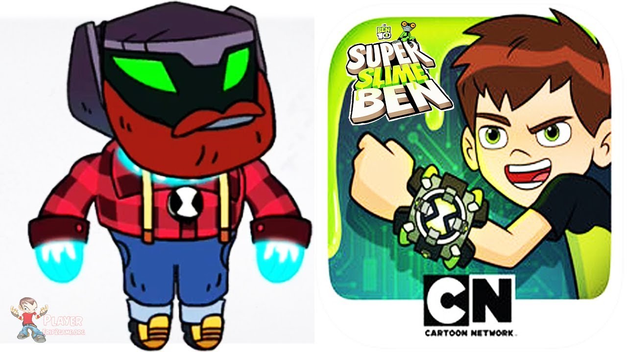 Ben 10 Super Slime Ben - Unlocked LUMBERJACK SHOCK ROCK Equipped ...