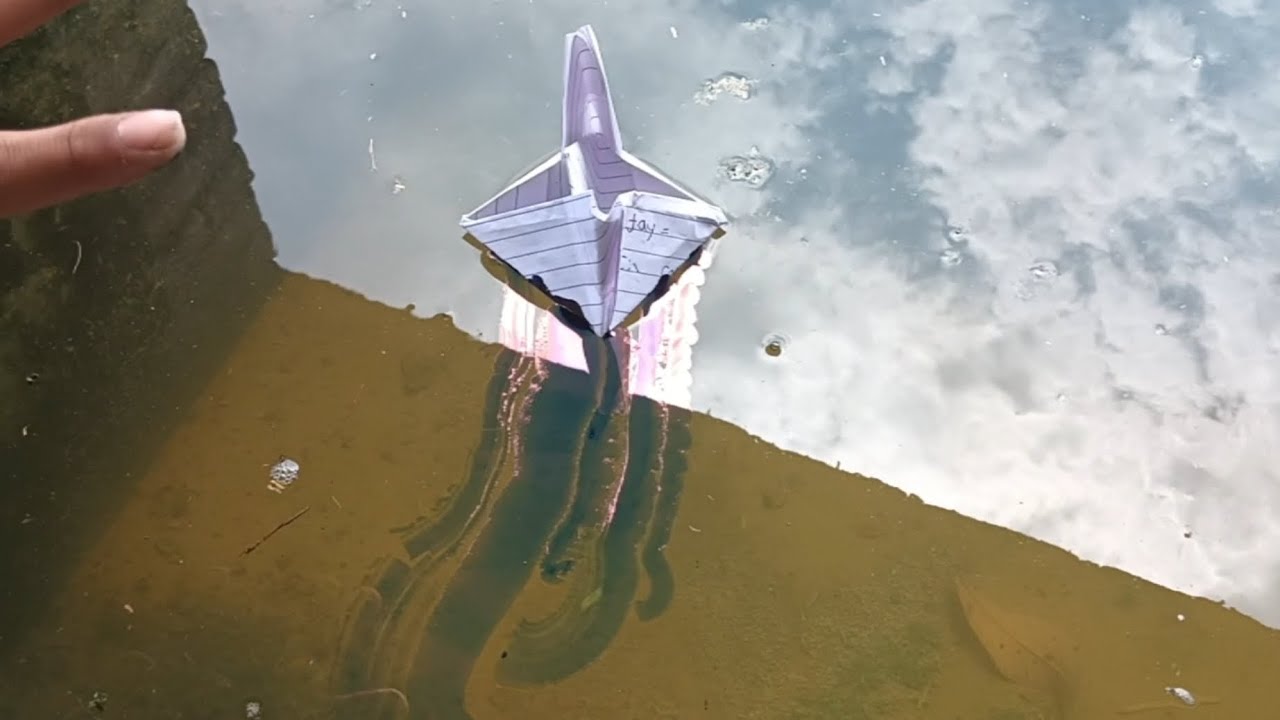स्याही की नाव || Leaf + Ink Boat || yes it works! - YouTube