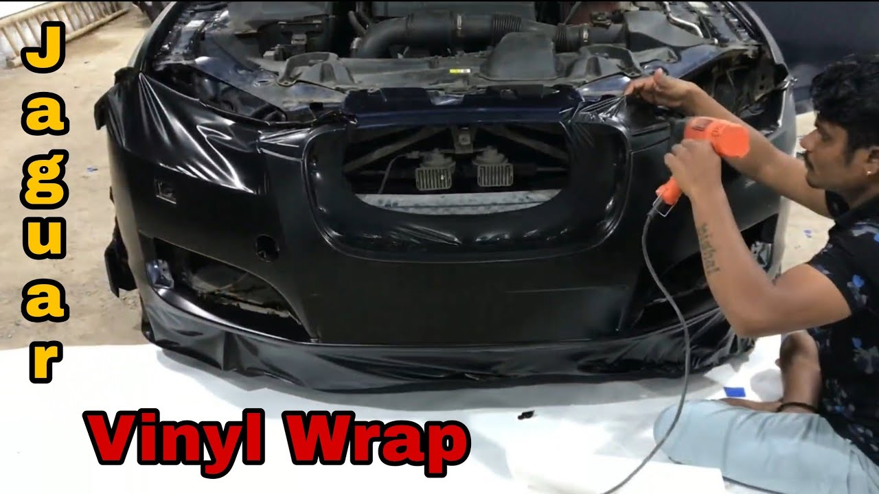 Jaguar xf Wrapped in Satin Black | Vinyl Wrap | Mr Wrap Artist ...