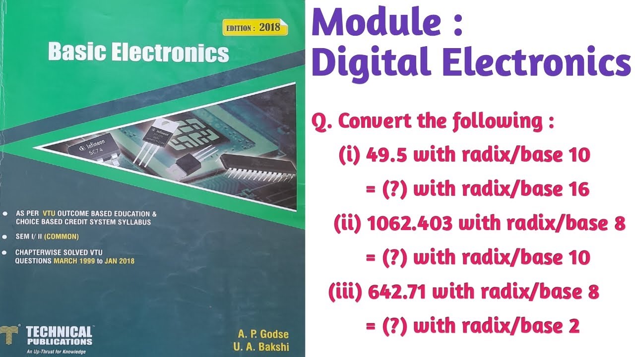 Digital Electronics Convert 495 Base10base16 1062403 Base8base10 64271 Base8
