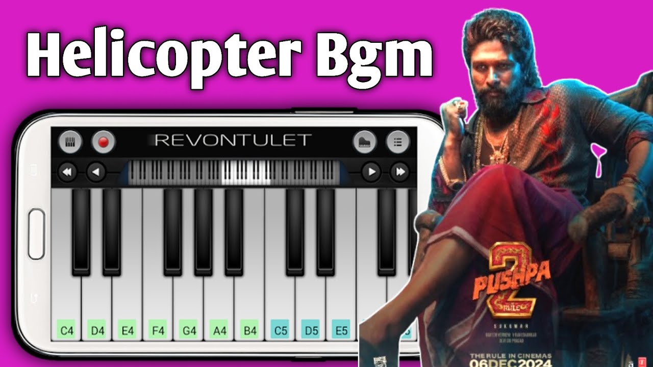 Pushpa 2 - Helicopter Scene BGM | Walk Band Cover | Jay's Piano - YouTube