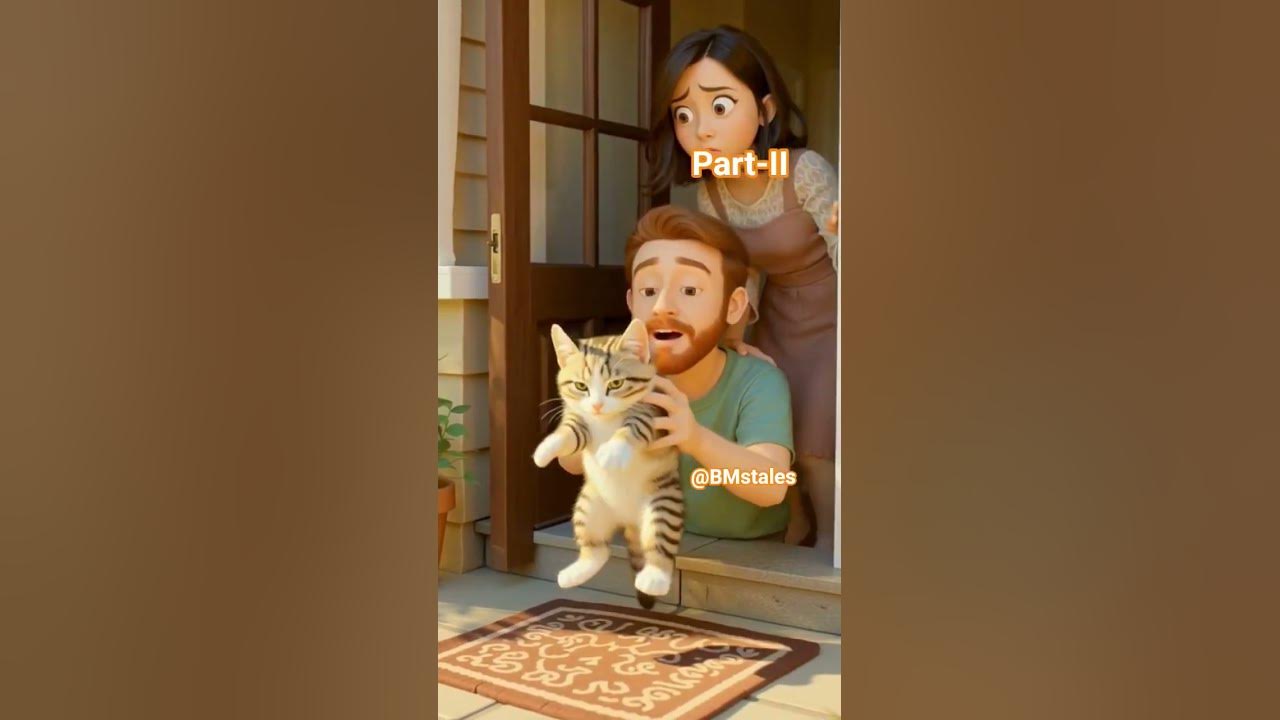 Brave cat-A heartwarming story PART-II #cartoon #shorts #moralstories # ...