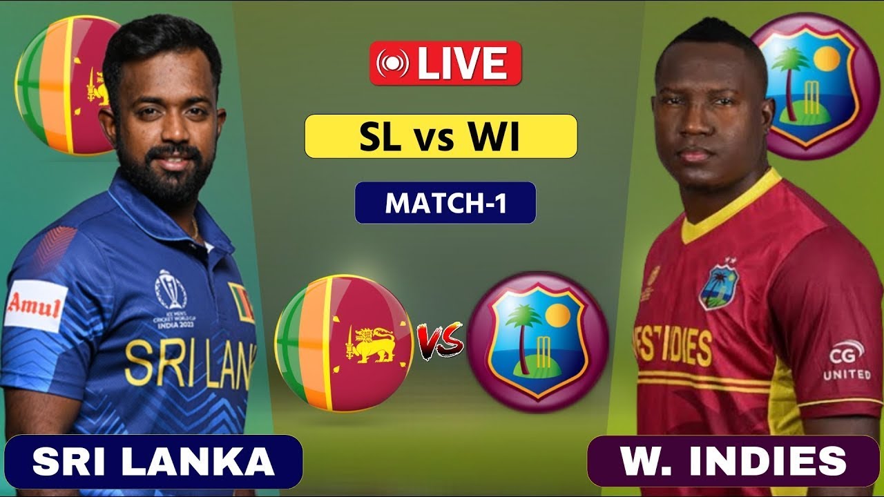 Sri Lanka vs West Indies 1st T20 Live Scores | SL vs WI 1st T20 Live ...